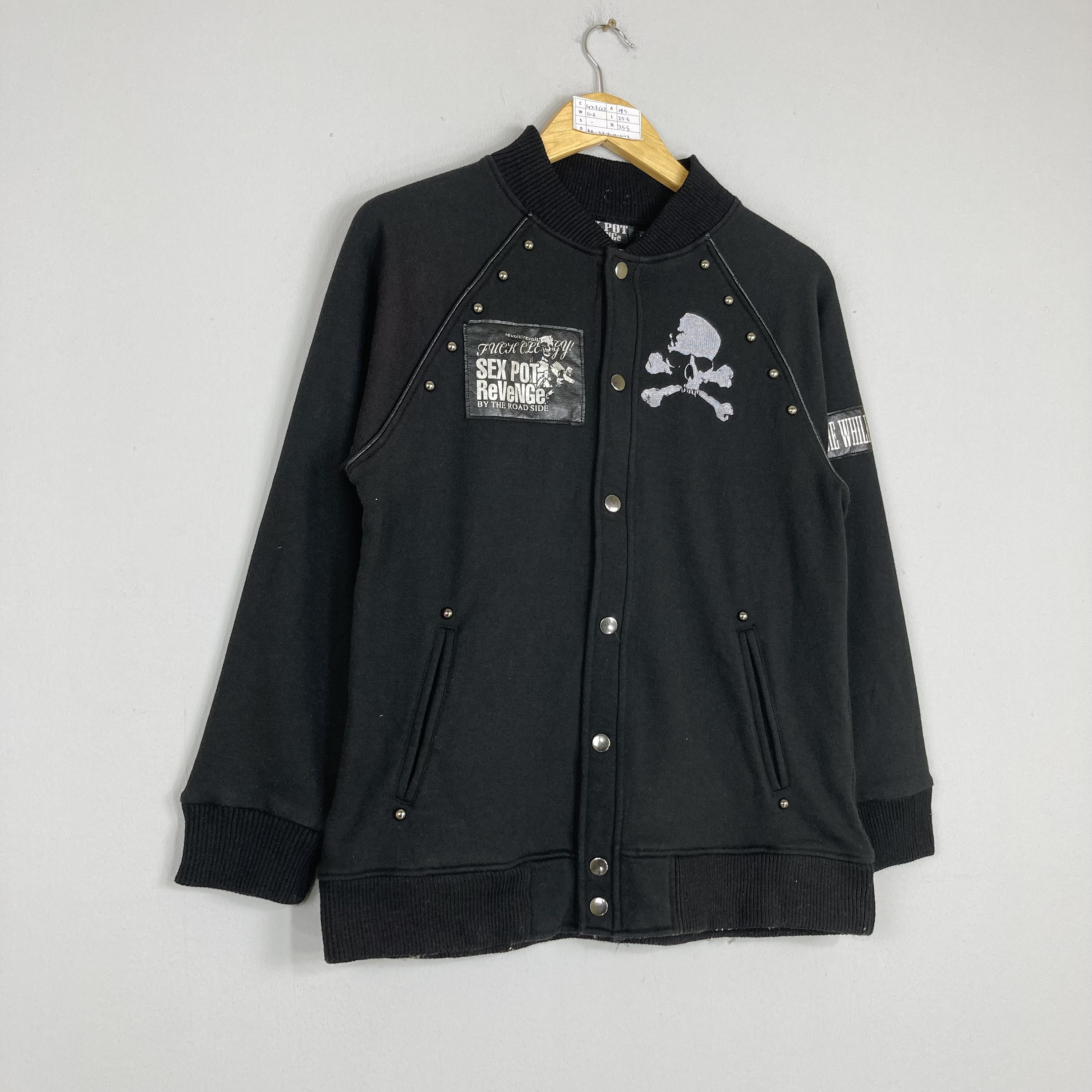 Vintage SEX POT REVENGE Punkers Style Button up Sweatshirt Sex Pot ...