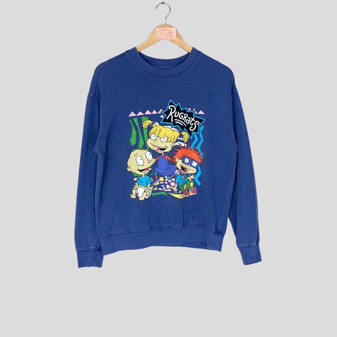 Vintage 00s RUGRATS NICKELODEON Crewneck Sweatshirt Big Logo Rugrats ...