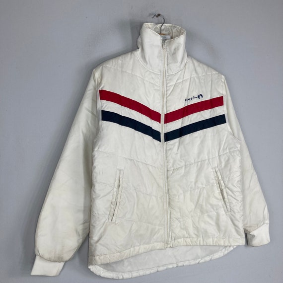 Vintage HANG TEN Quilted Puffer Jacket Full Zipper Em… - Gem