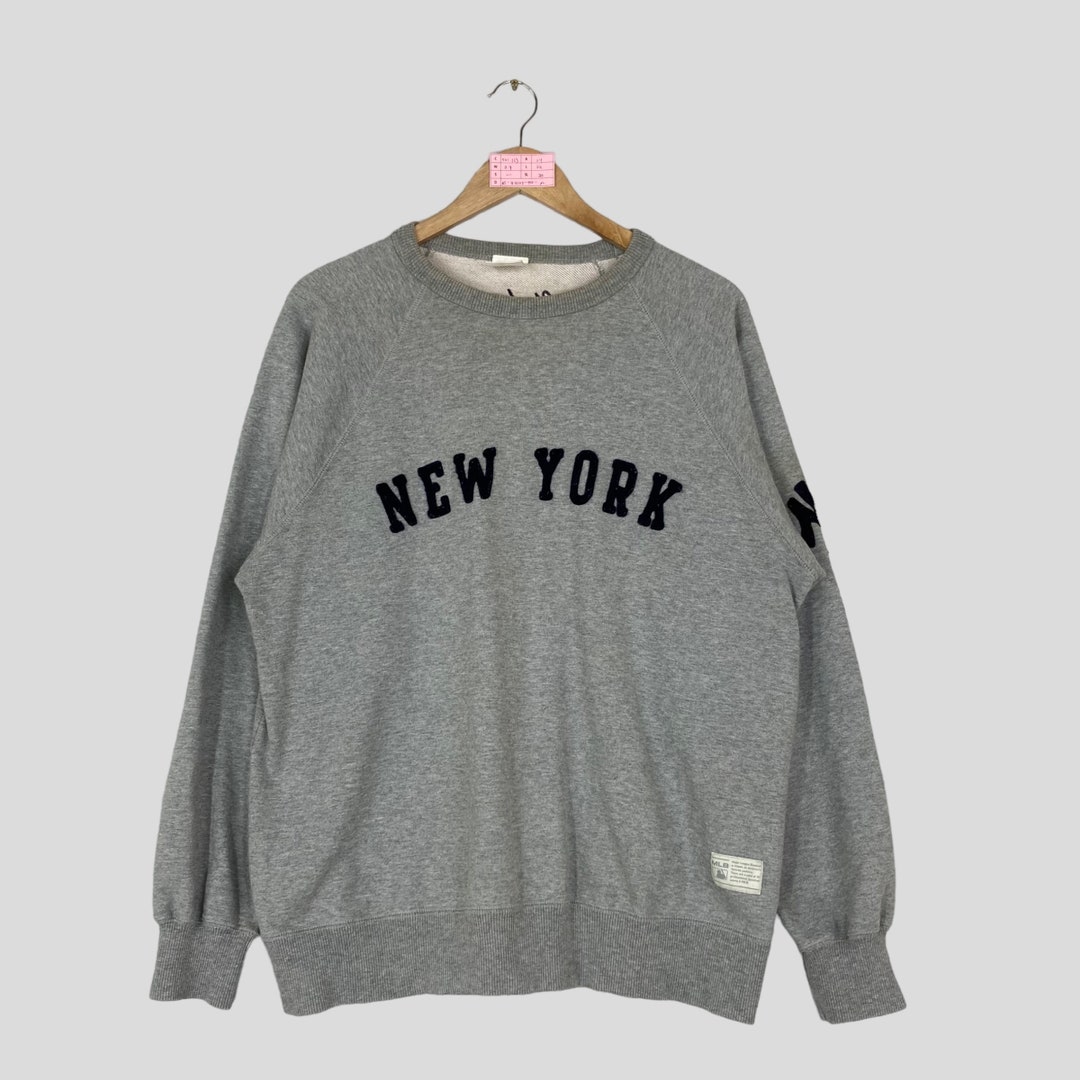 Vintage NEW YORK YANKEES Crewneck Sweatshirt Big Logo Ny Yankees Jumper ...
