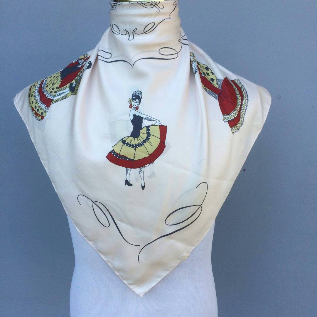 Vintage Beuty Design Couple Scarf Light Pink Womens Summer - Etsy