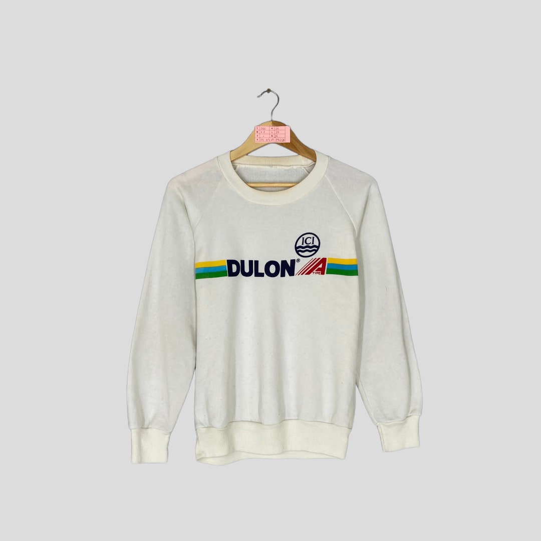 Vintage DULON Crewneck Sweatshirt Big Logo Dulon Jumper Pullover Dulon ...