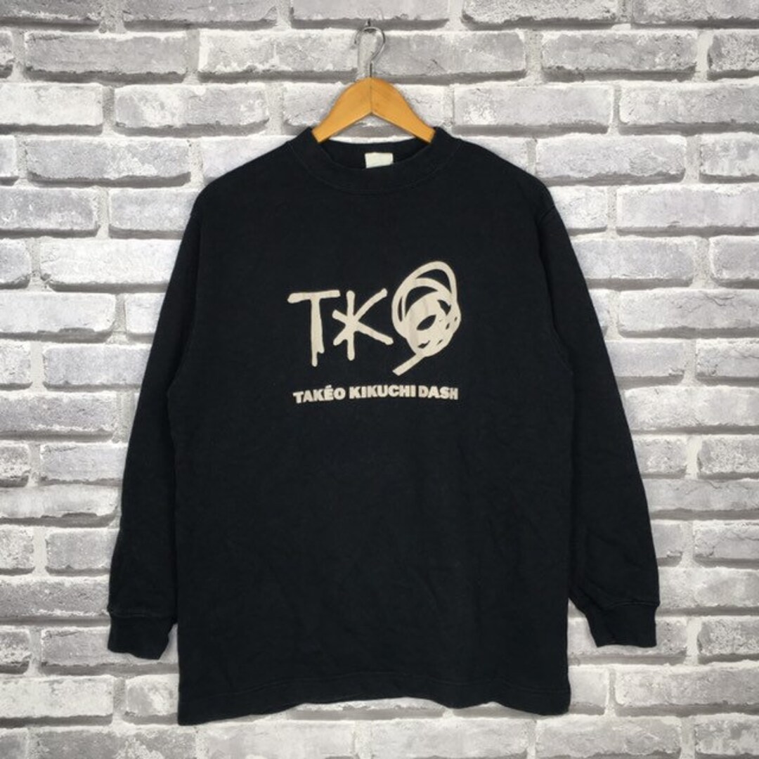 Rare TAKEO KIKUCHI DASH Japanese Brand Sweatshirt Big Logo - Etsy