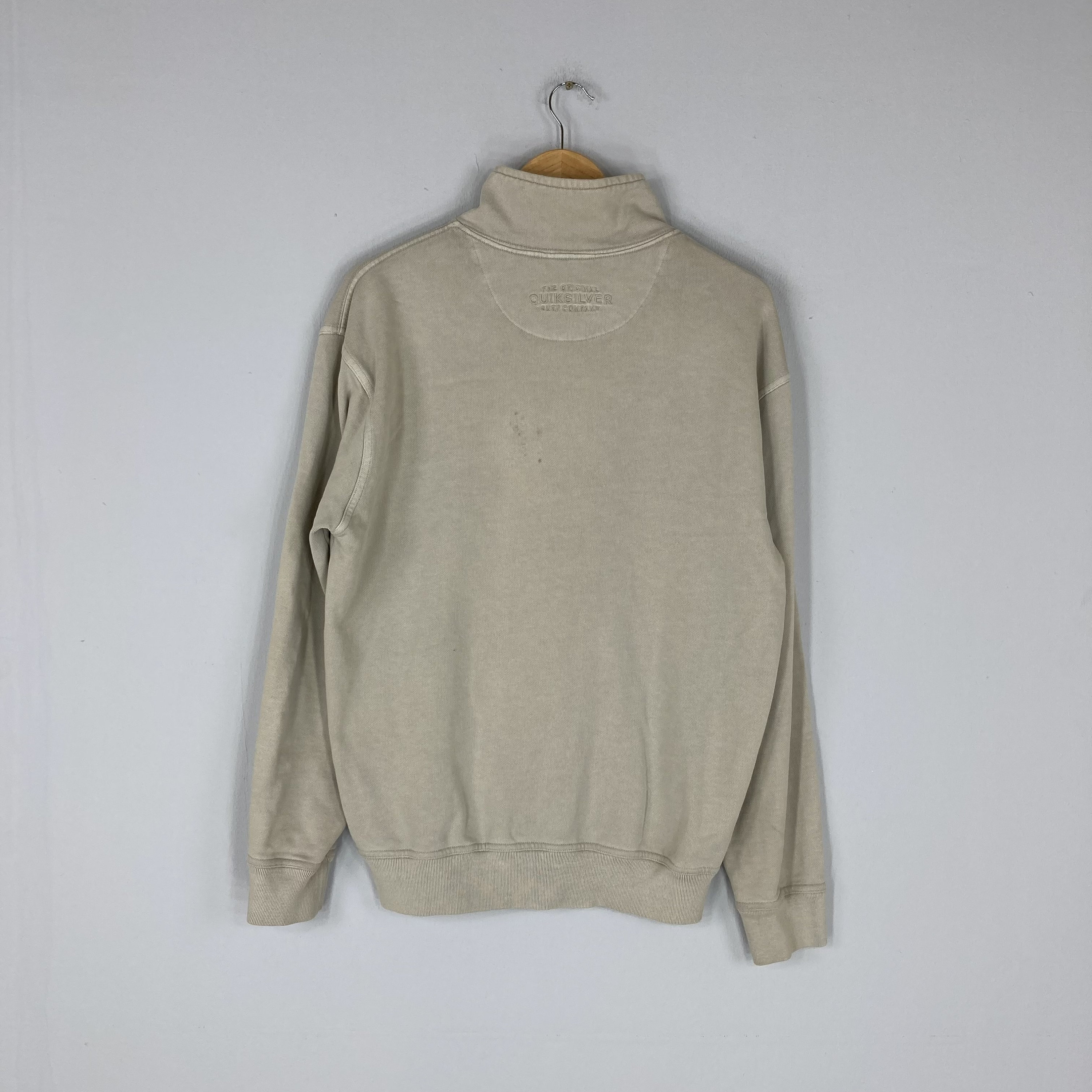 Vintage QUICKSILVER Quarter Zipper Crewneck Sweatshirt Quicksilver ...