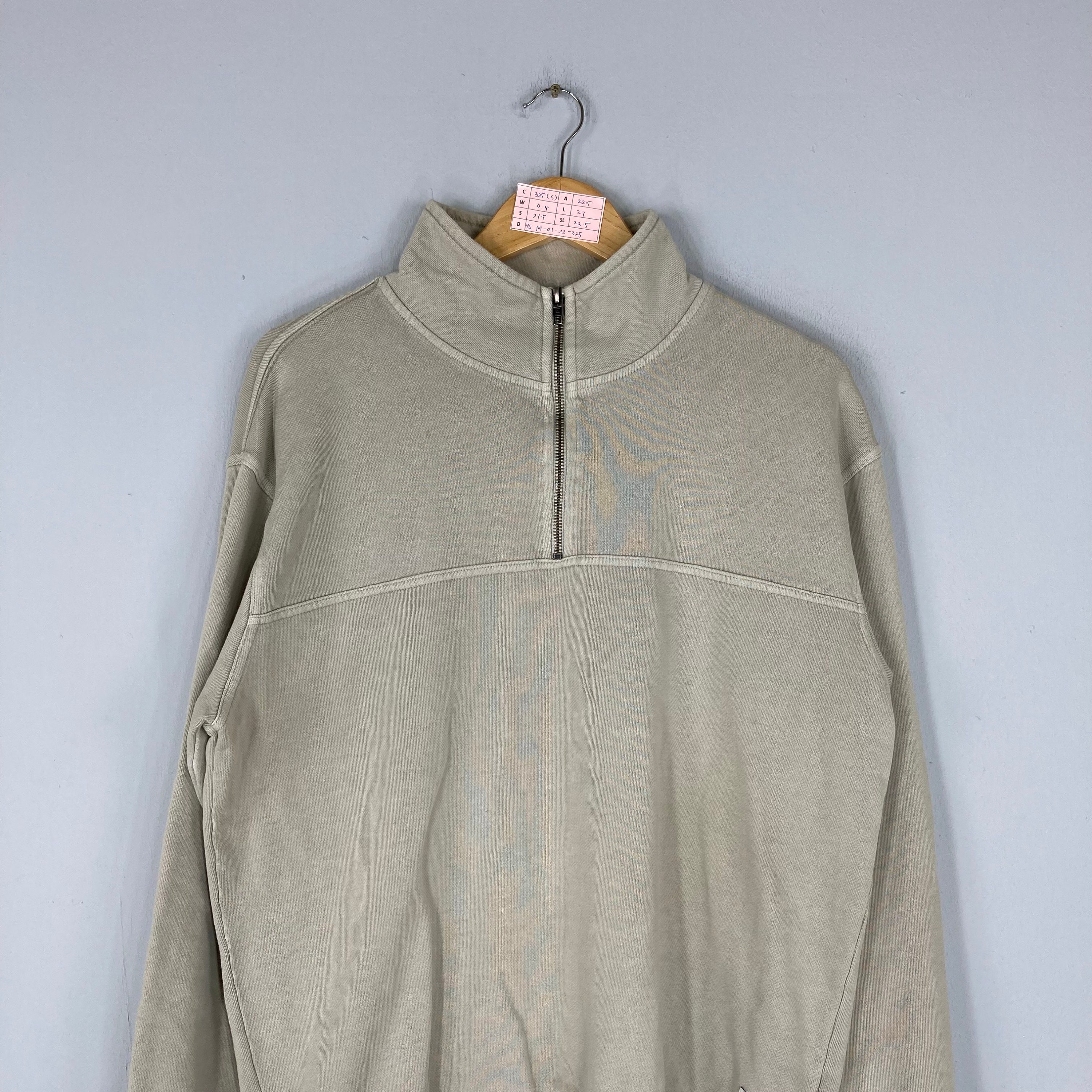 Vintage QUICKSILVER Quarter Zipper Crewneck Sweatshirt Quicksilver ...