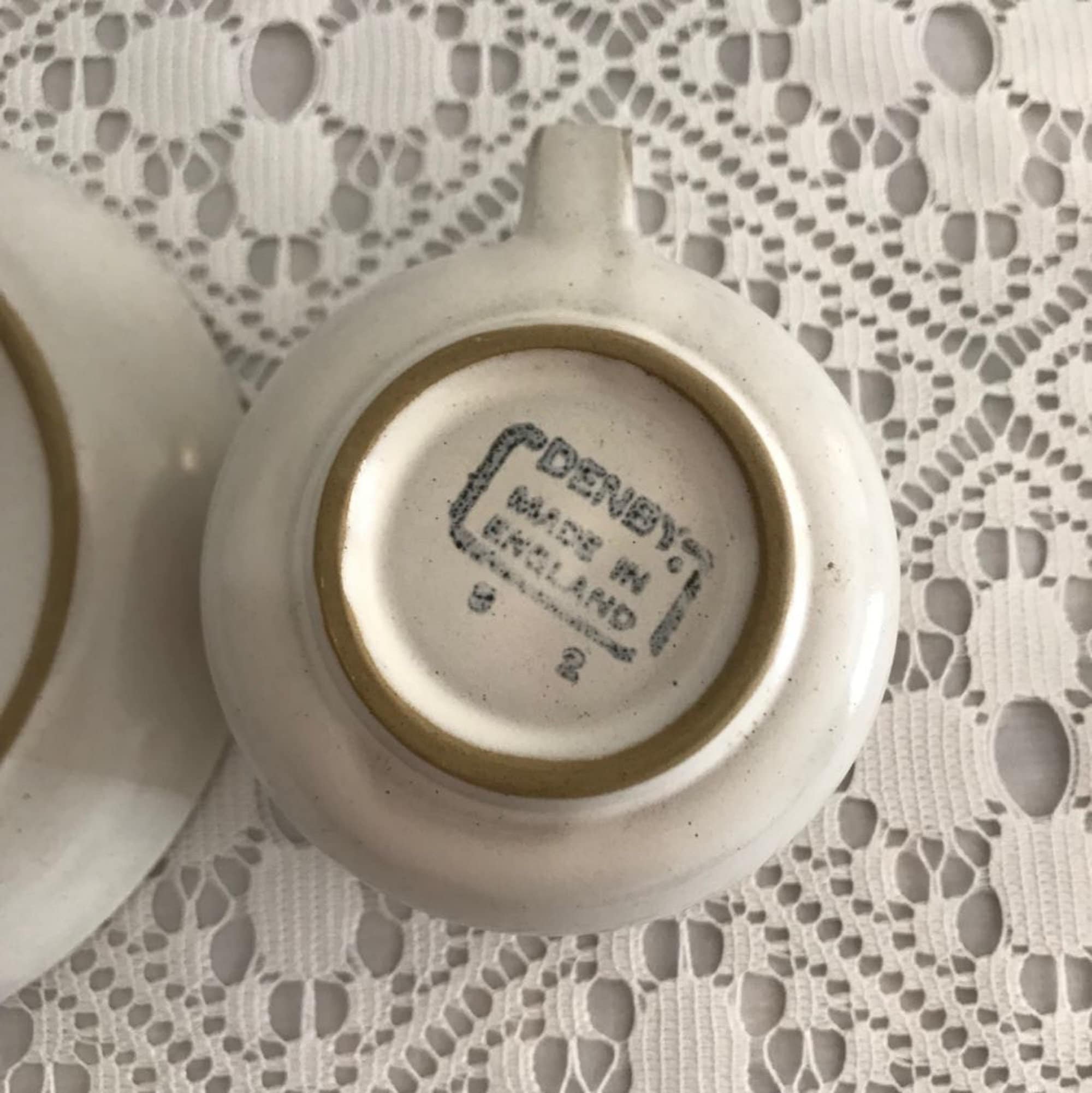 Vintage Denby Stoneware Tea Cups and Saucers / Denby Gypsy / - Etsy