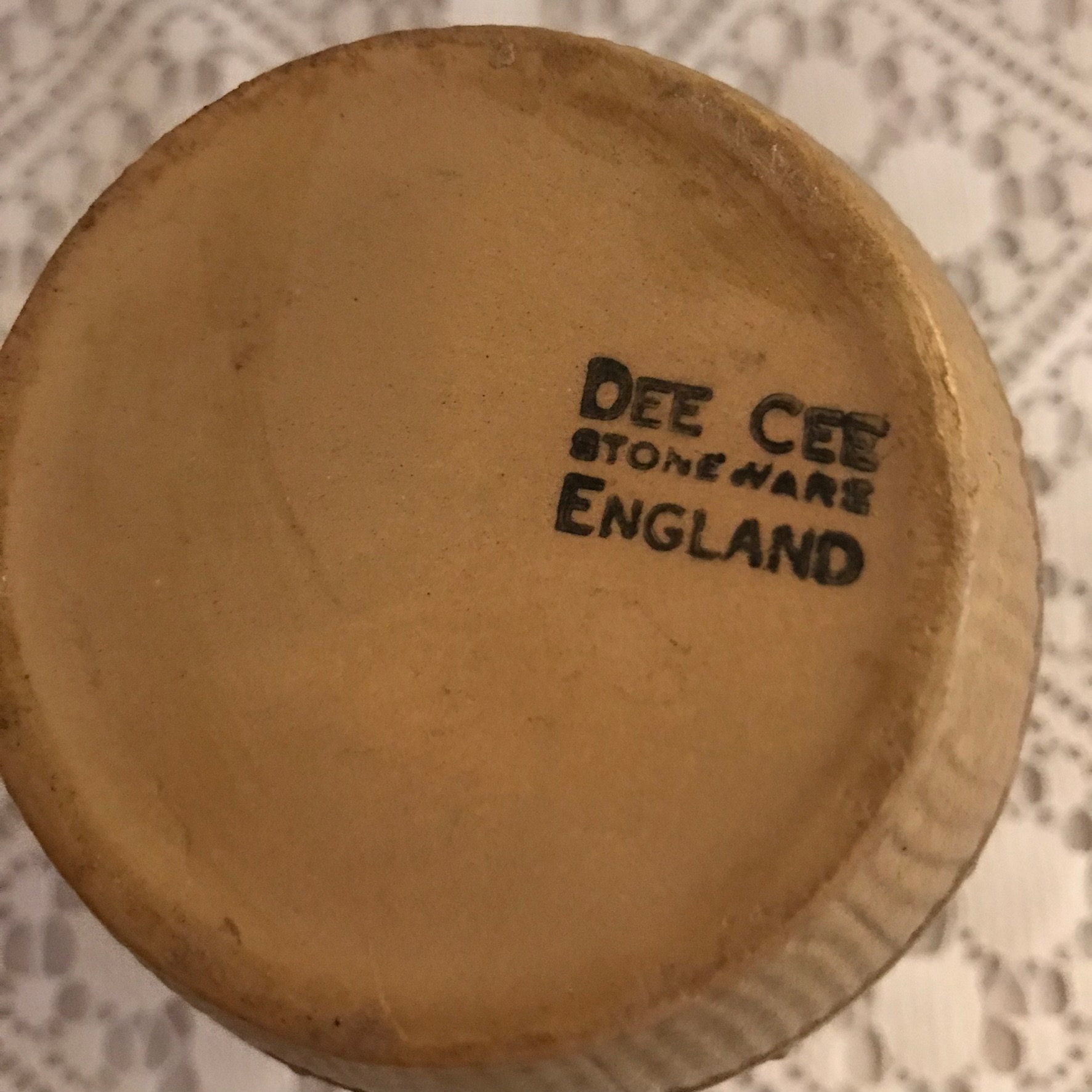 Vintage Dee Cee Stoneware Jug / Dee Cee Stoneware England Jug / Small ...