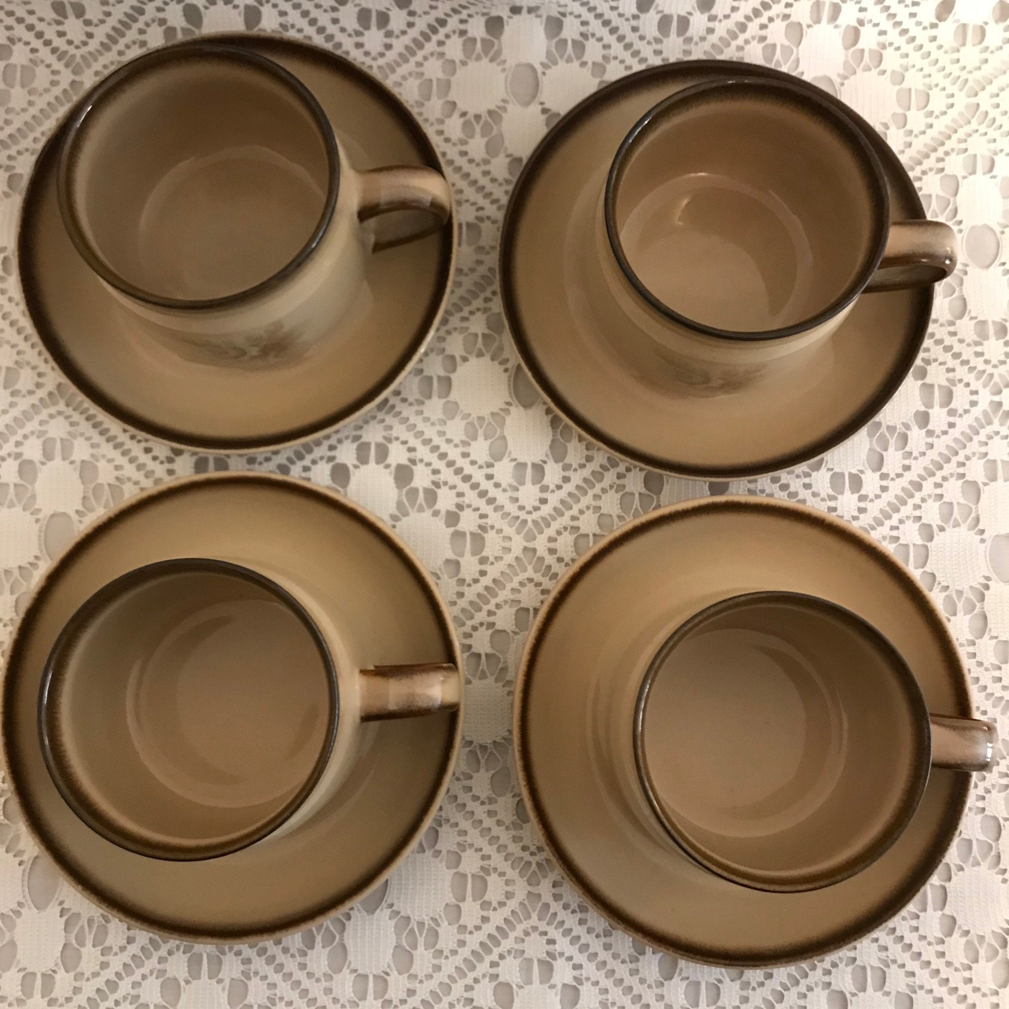 Vintage Denby Memories Cups and Saucers / Denby Stoneware / - Etsy UK