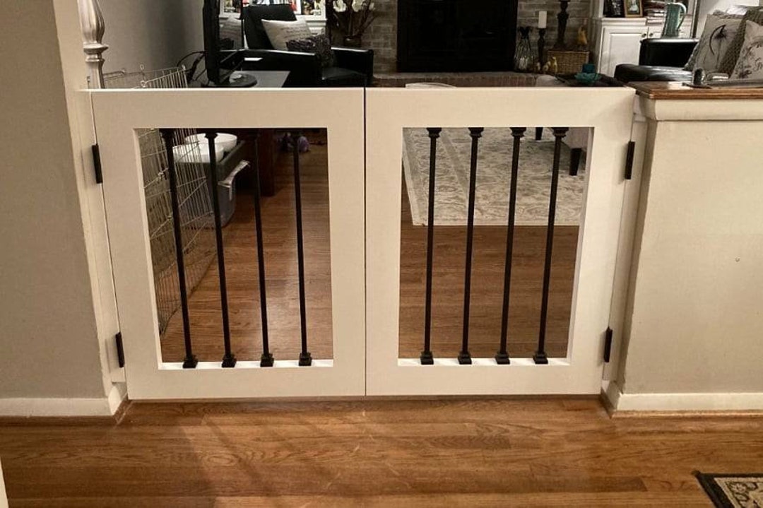 Double Gate for Baby and Dogs Interior Stairs, Doorways, and Halls ...