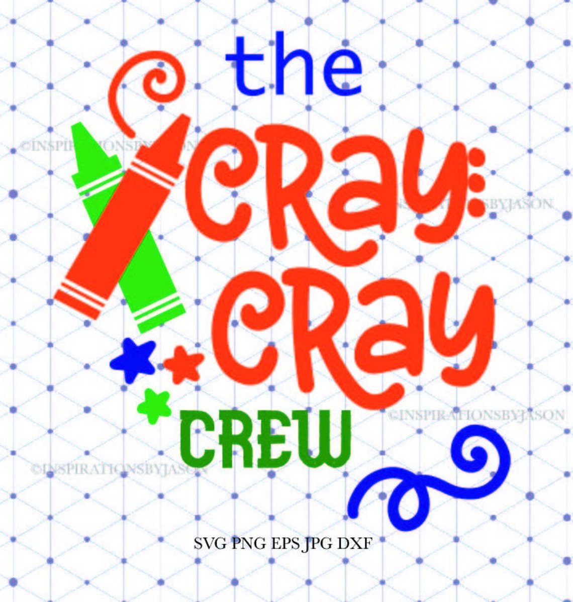The Cray Cray Crew Svg, Kid School Crayon Svg, Funny Crayon Kid Svg ...