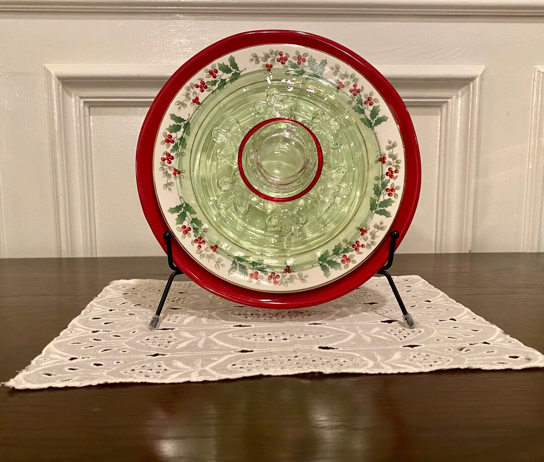 Plate Wreath, Dish Wreath, Plate Flower, Dish Flower, Christmas ...
