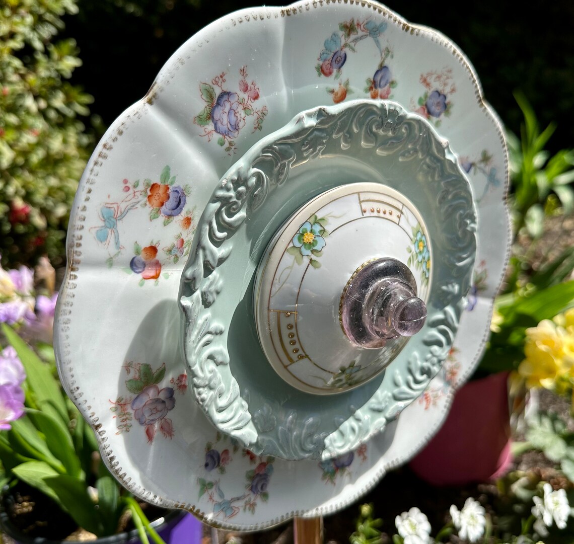 Bluebell Waltz” – Vintage Garden Flower Art on Copper Stem - Etsy