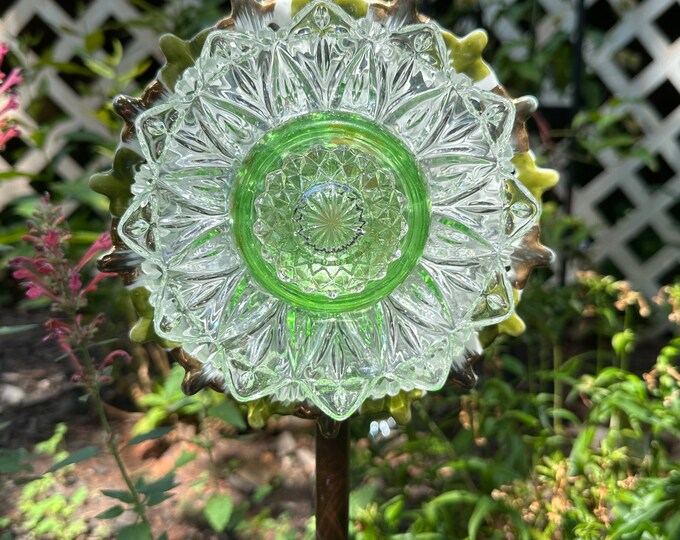 Dish Flower, Plate Flower, Garden Lover, Garden Gifts - Etsy