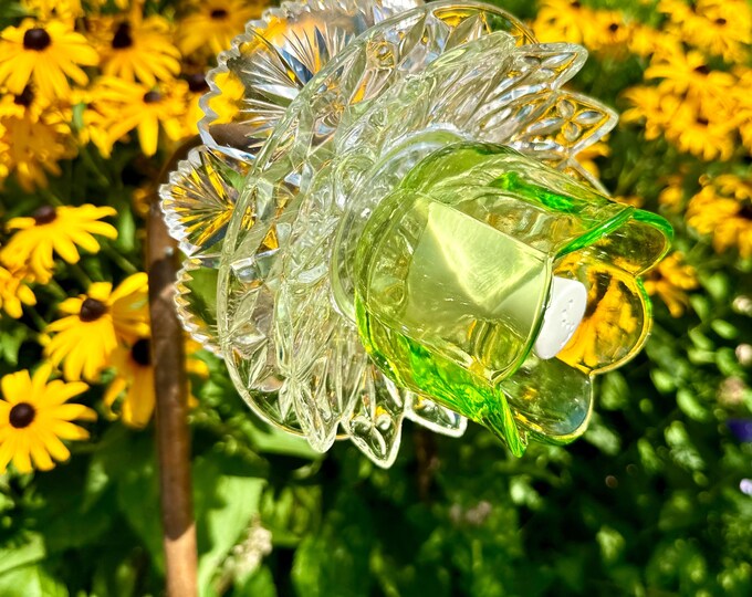 Nodding Flower, Plate Flower, Garden, Flower, Garden Art, Yard Art ...