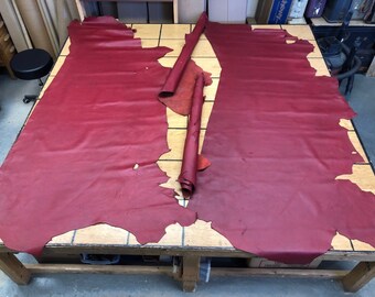 Cherry Red Leather | Etsy