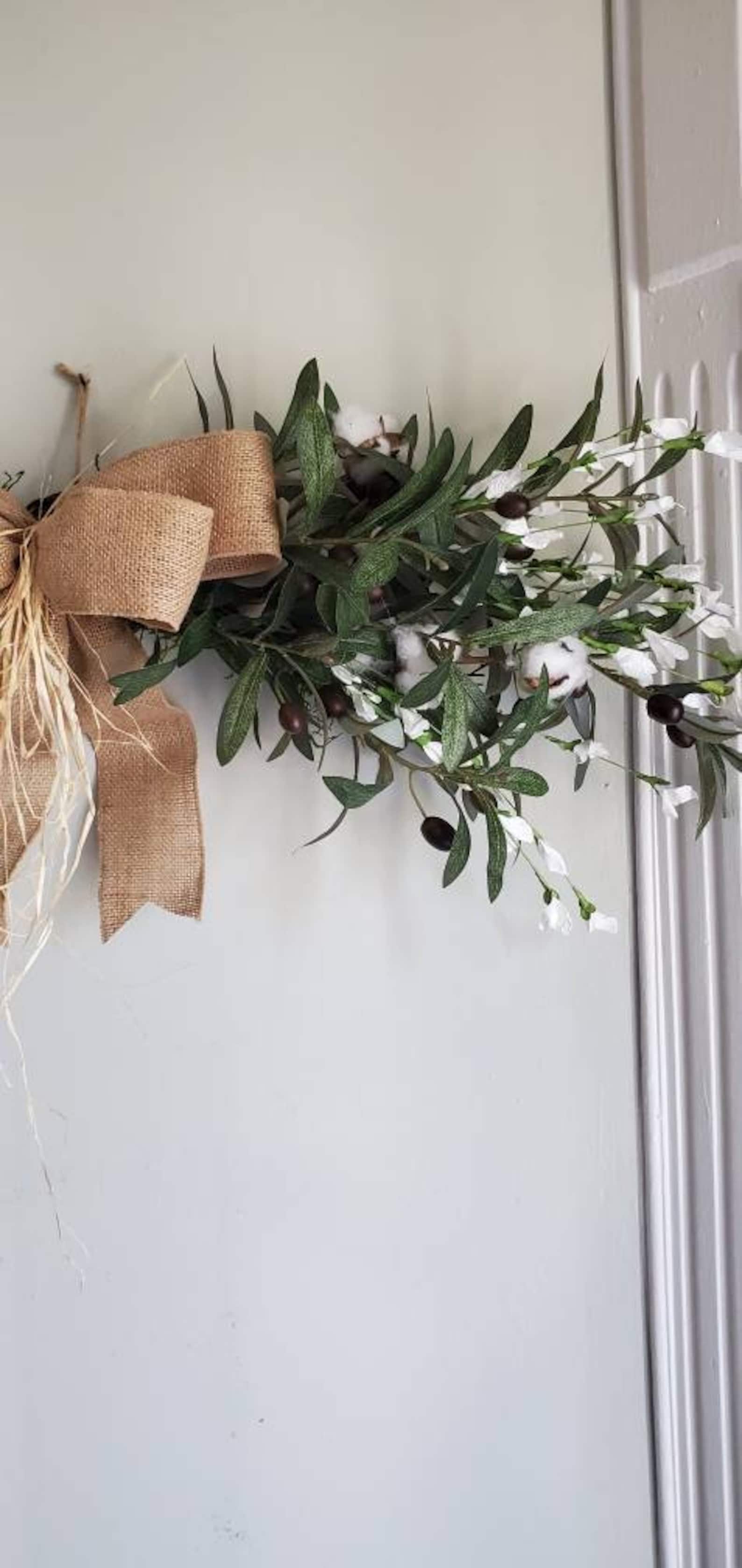 Farmhouse Swag Over Door Swag Swag Farmhouse Wall Decor - Etsy