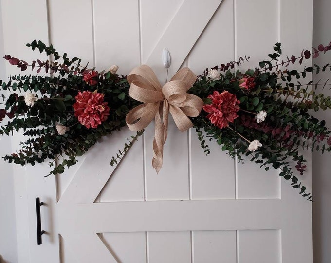 Eucalyptus Swag, Preserved Eucalyptus Over the Door Swag, Archway Swag ...