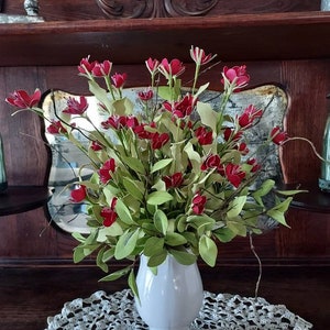 Farmhouse Floral Arrangement, Rustic Floral Arrangement, Floral ...