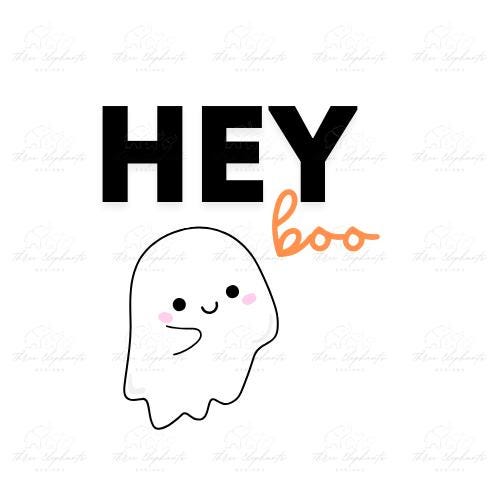 Hey Boo - 2 Versions - SVG/PNG - Etsy