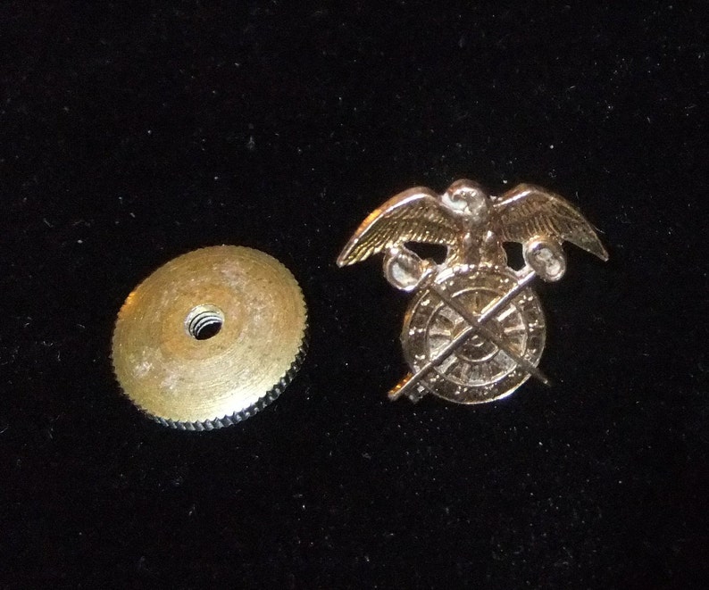 WWII Quartermaster Corps Pin, Screw Back - Etsy