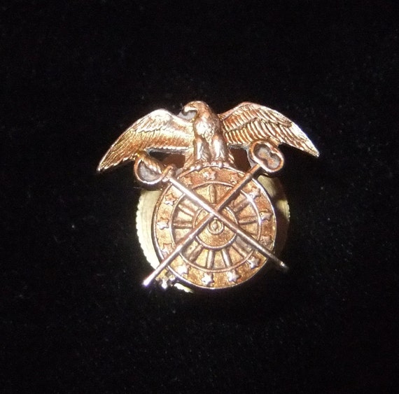 WWII Quartermaster Corps Pin Screw Back | Etsy