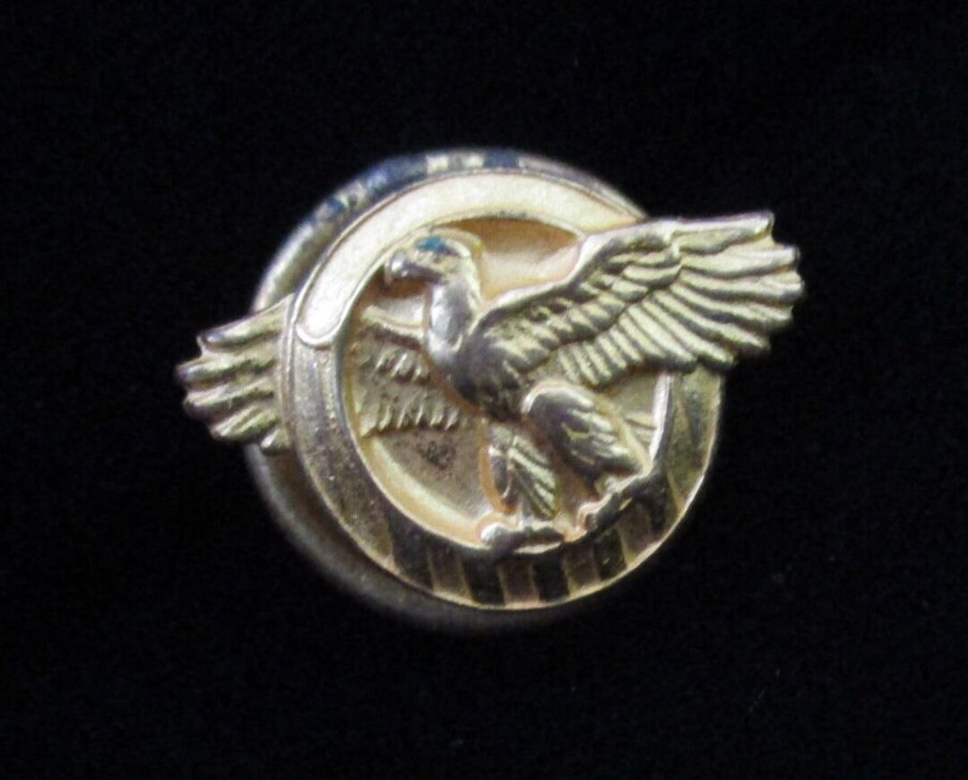 WWII Ruptured Duck Pin, One-piece Stud - Etsy
