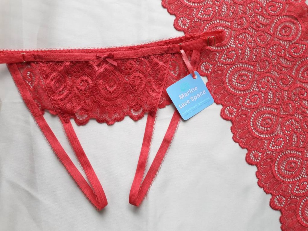 Crotchles Panties, Open Lace Lingerie, Harness Nighty Panty - Etsy