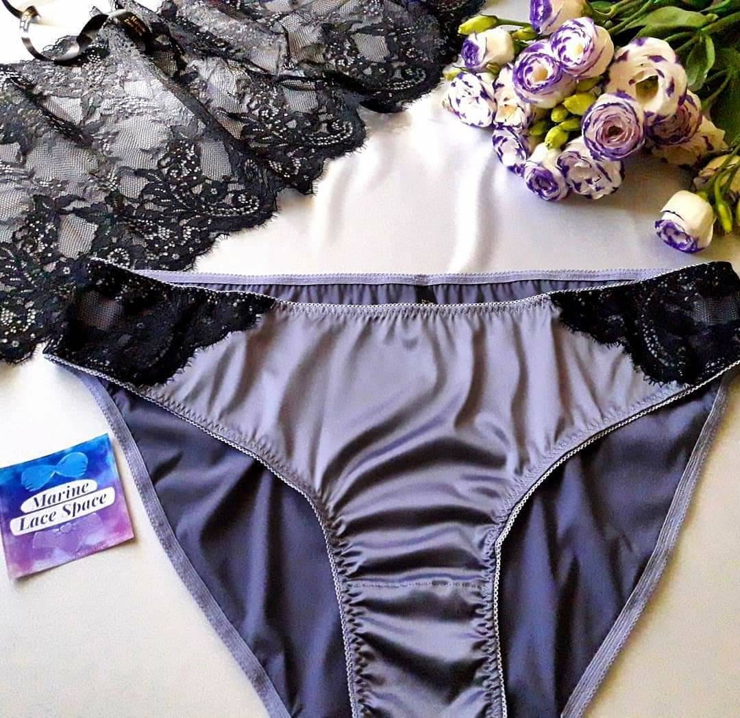 Lavender Satin Panties Lilac Bikini Sexy Lingerie Erotic Etsy