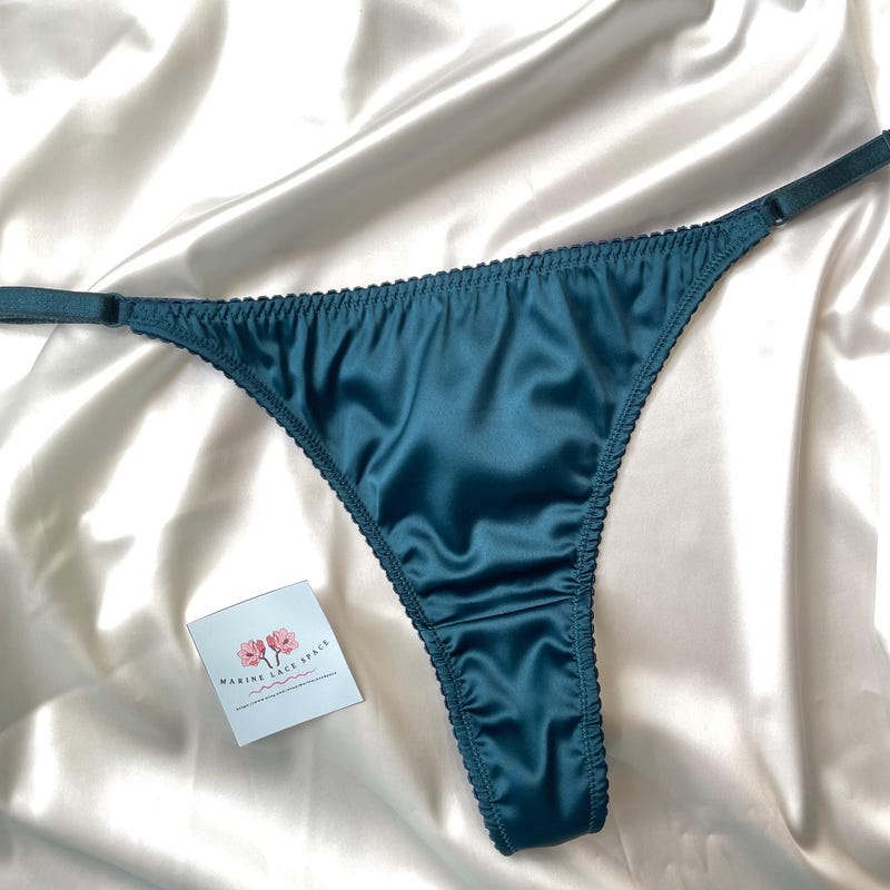 Satin Thong - Etsy