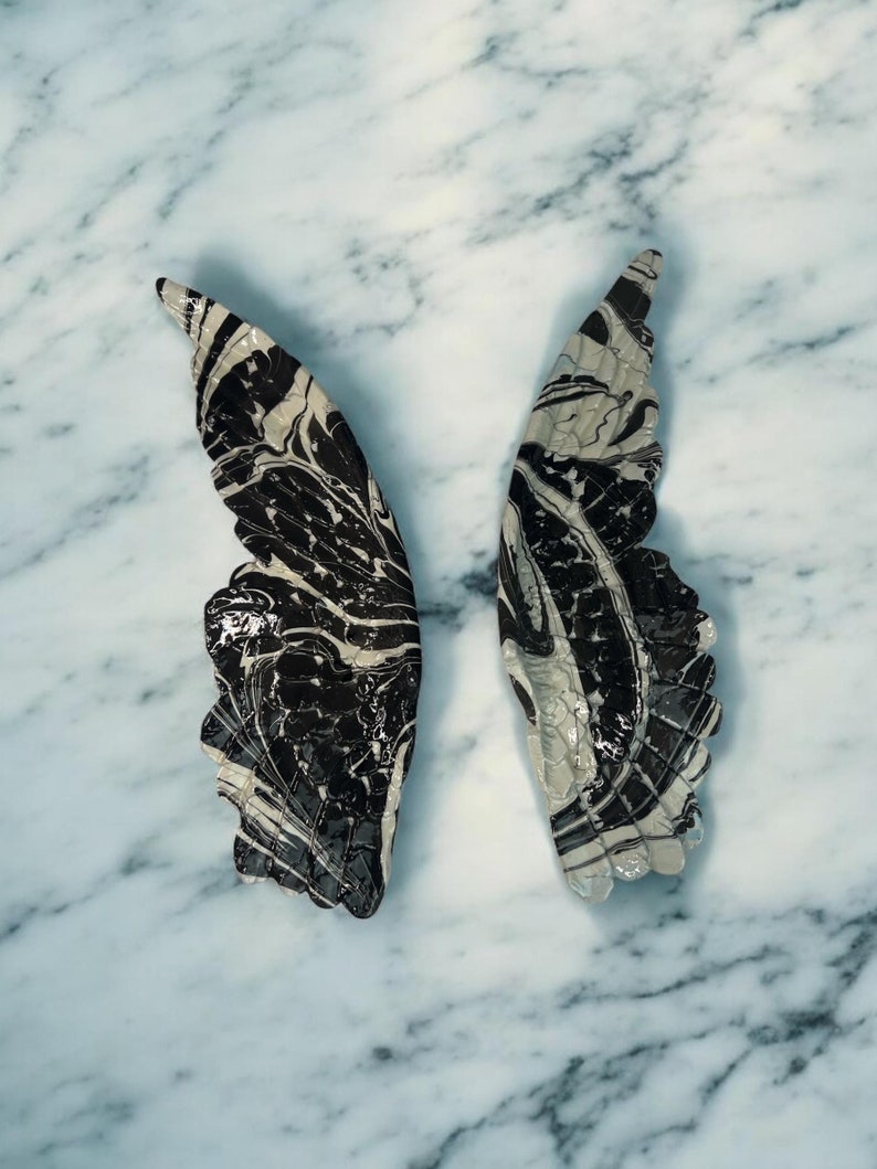MARBLE ANGEL WINGS Angel Wings Artwork Timeless Angel Décor Beautiful ...