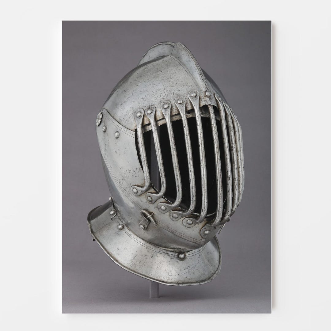 Knight Helmet Wall Art, Hypebeast Decor, Maximalist Decor, Crusader ...