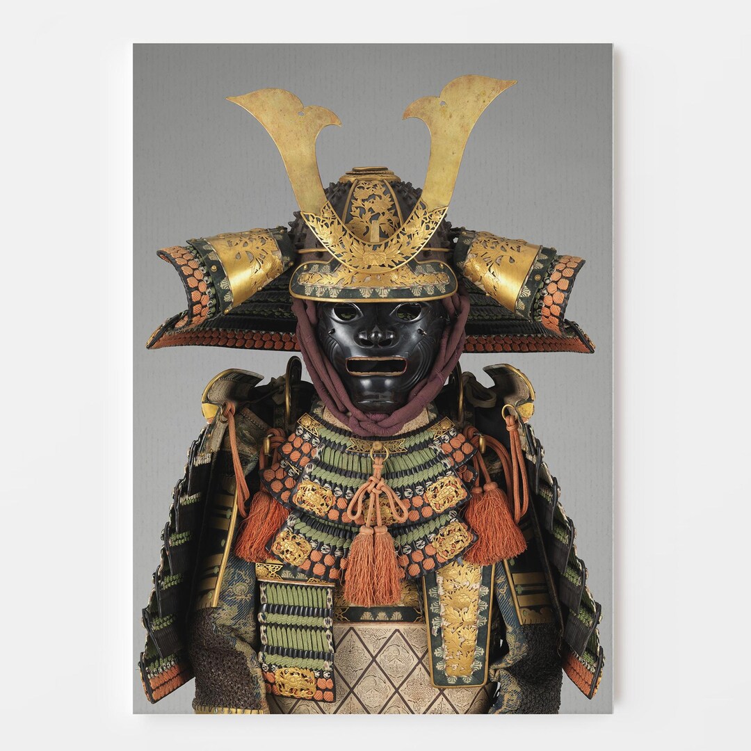 Edo Samurai Armor Wall Art, Japan Edo Period Poster, Traditional ...