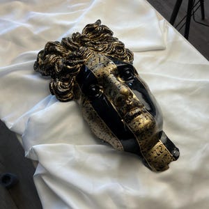 GOLDEN APOLLO ART | Greek God Statue | Classical Art Piece | Modern ...