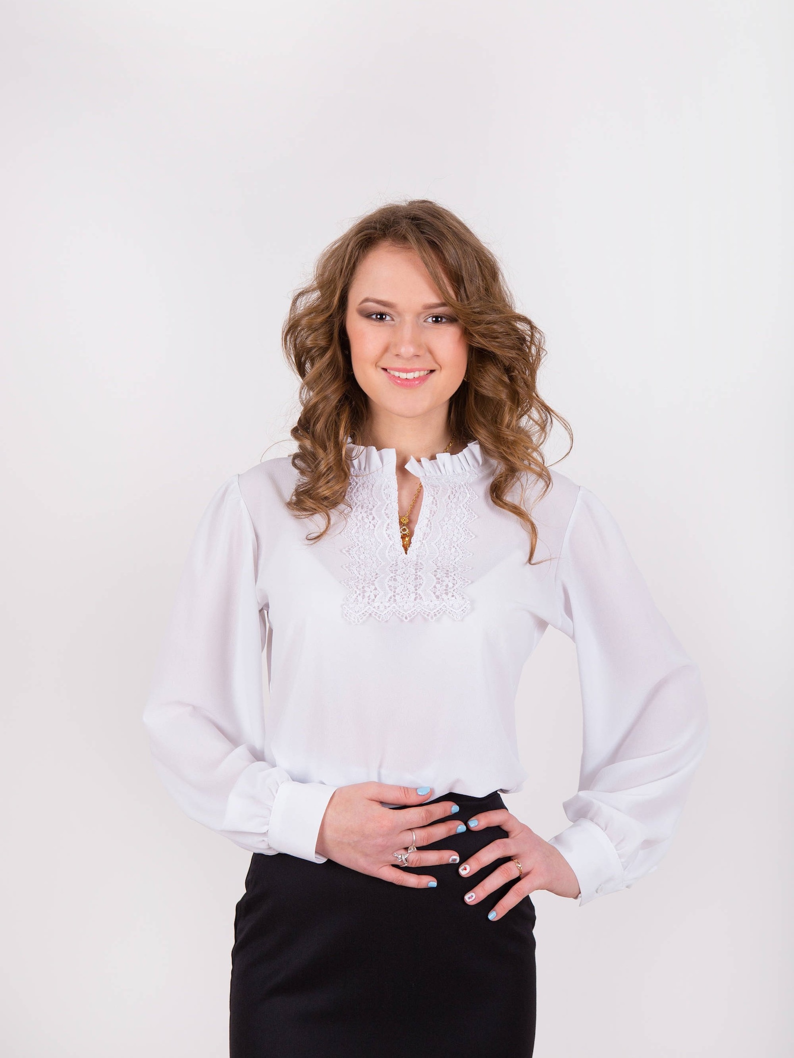 Victorian Ruffle Collar Blouse White Chiffon Blouse - Etsy