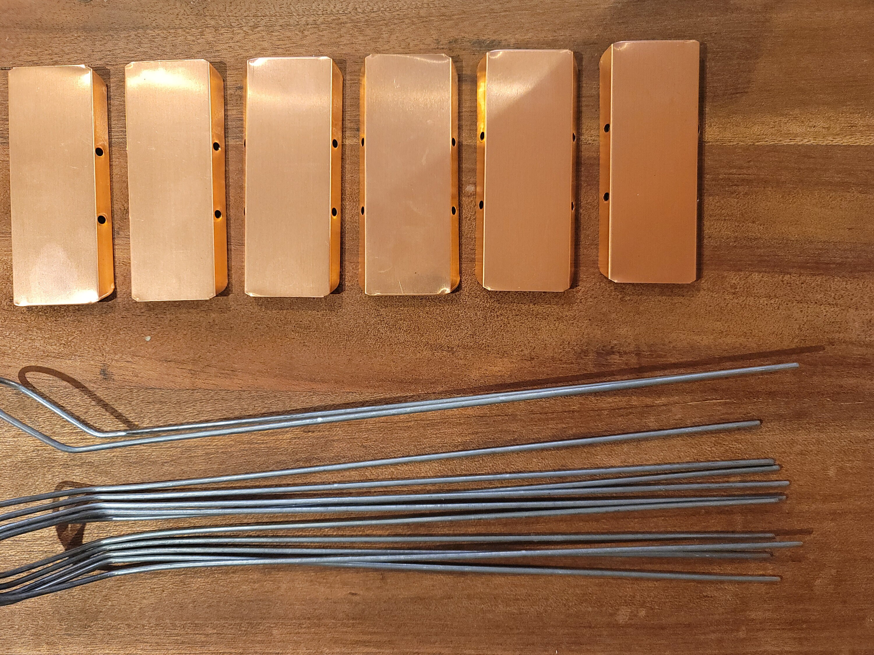 6 Copper Plant Markers: Metal Garden Herb Labels, 11.5" Tall - Etsy