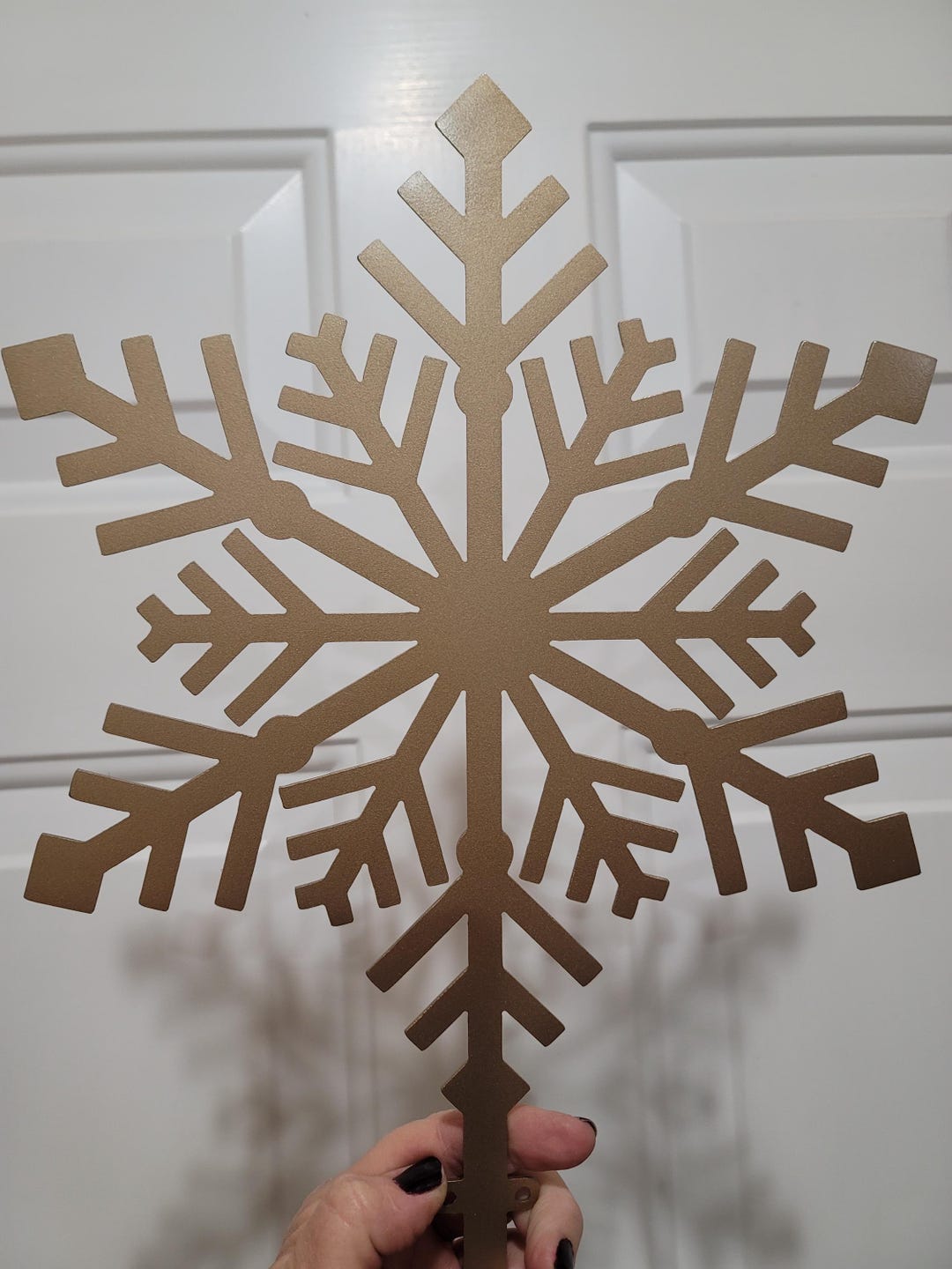 Snowflake Metal Art Gold Color -gift Idea Sale Wall Decor Home Art ...