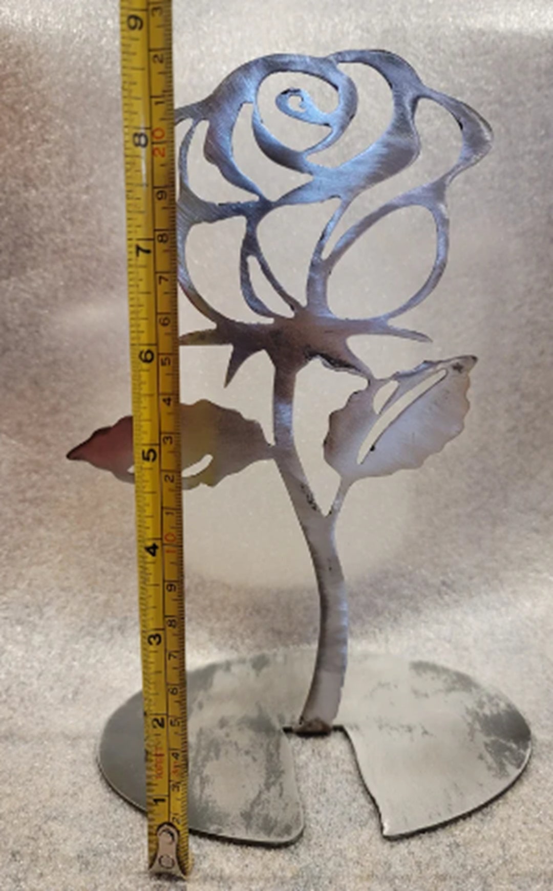 Unique Metal Forever Rose 9-inch Decor - Etsy