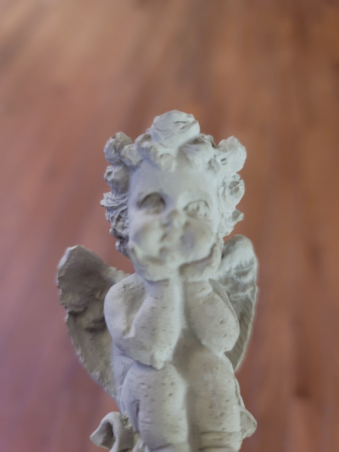Cement Cherub Angel Plant Buddy: Handmade Garden Art Figurine - Etsy