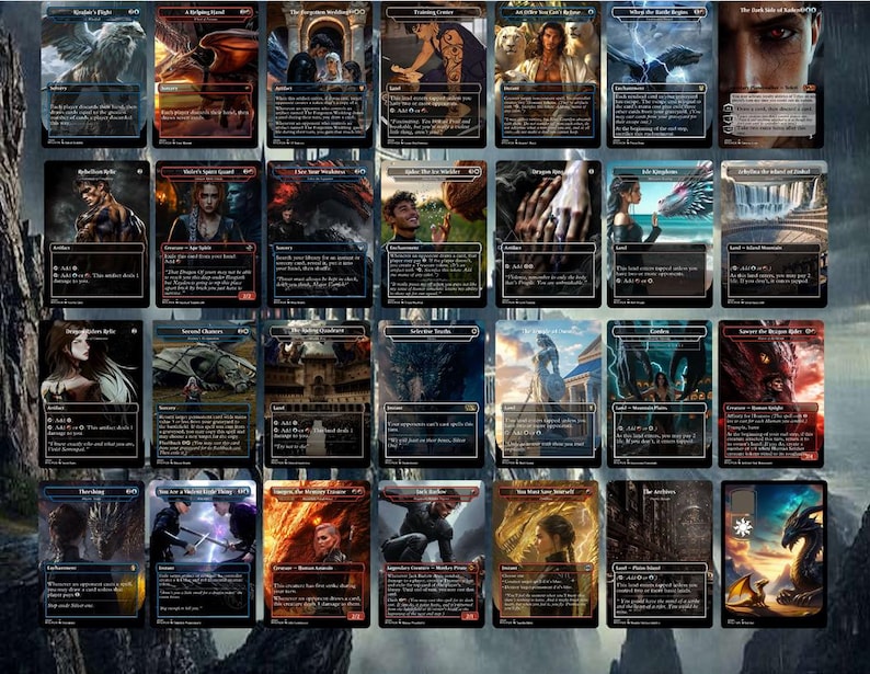 Forth Wing Commander Deck, Complete EDH Deck Proxy Deck - Etsy