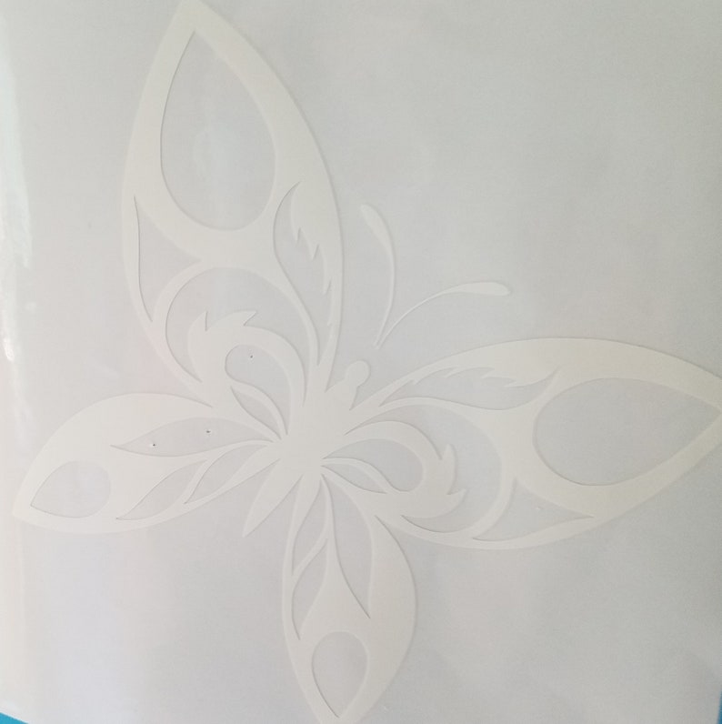 White Butterfly Decal Window Decalstickers vinyl Decal Car - Etsy