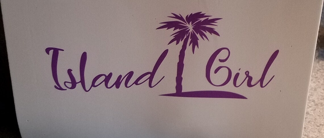 Island Girl Decal | Etsy