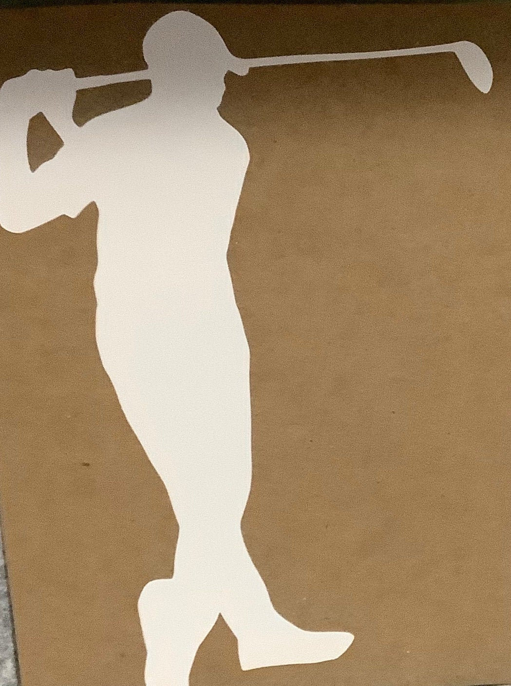 Golfer Golf Window Decal Sticker Vinyl Decal | Etsy