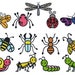 Machine Embroidery Designs - Insect Collection of 13 - Etsy