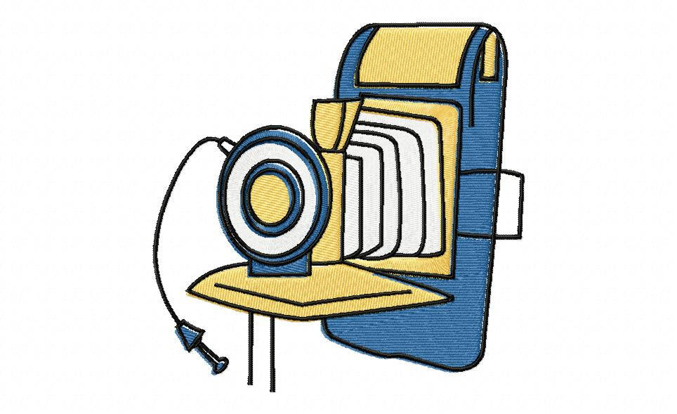 Machine Embroidery Designs Vintage Camera Collection 8 | Etsy