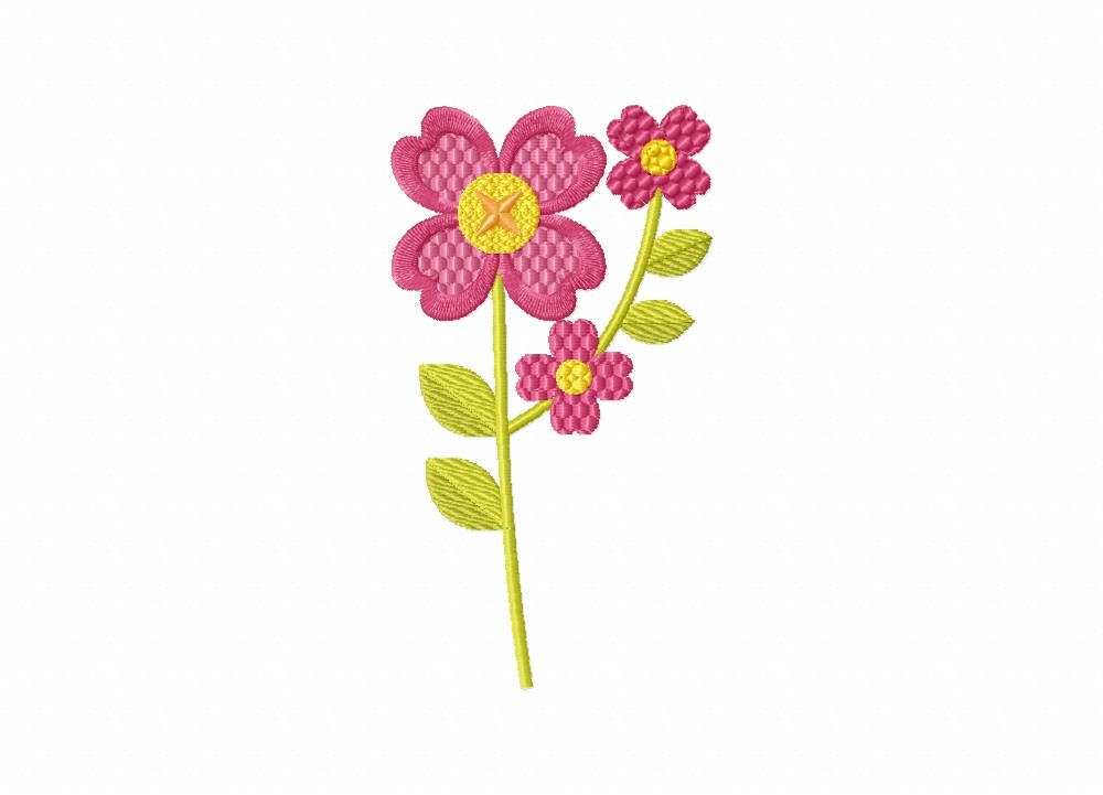 Machine Embroidery Designs - Flower Embellishment Collection of 10 - Etsy