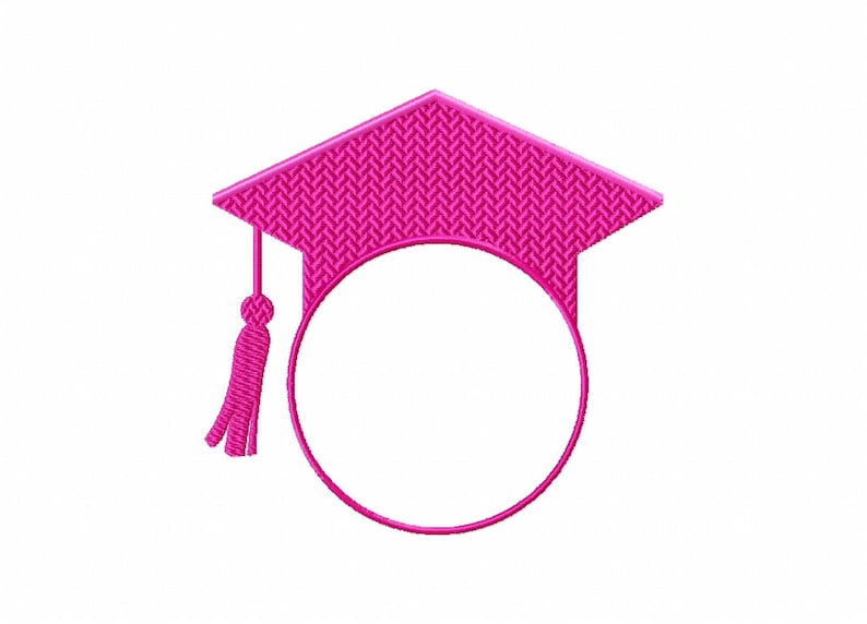 Machine Embroidery Designs Graduation Cap Monogram - Etsy