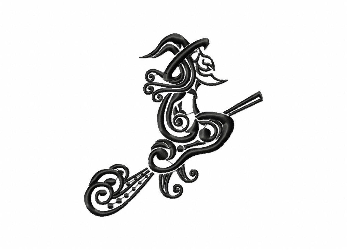 Machine Embroidery Designs - Tribal Tattoo Halloween Collection 7 - Etsy