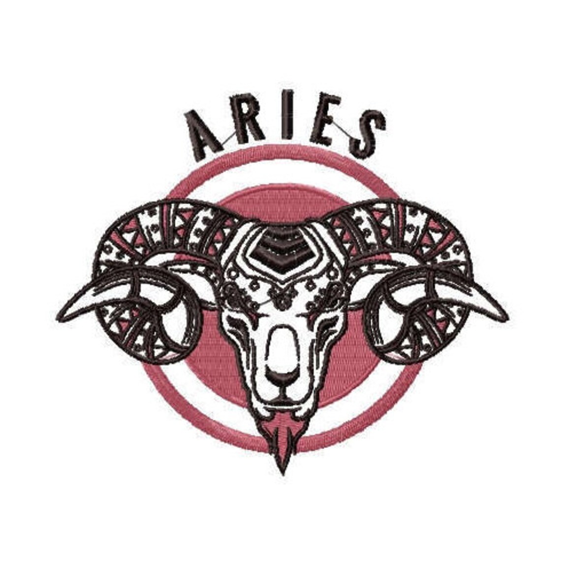 Machine Embroidery Design - Aries Horoscope - Zodiac Collection #01 - Etsy