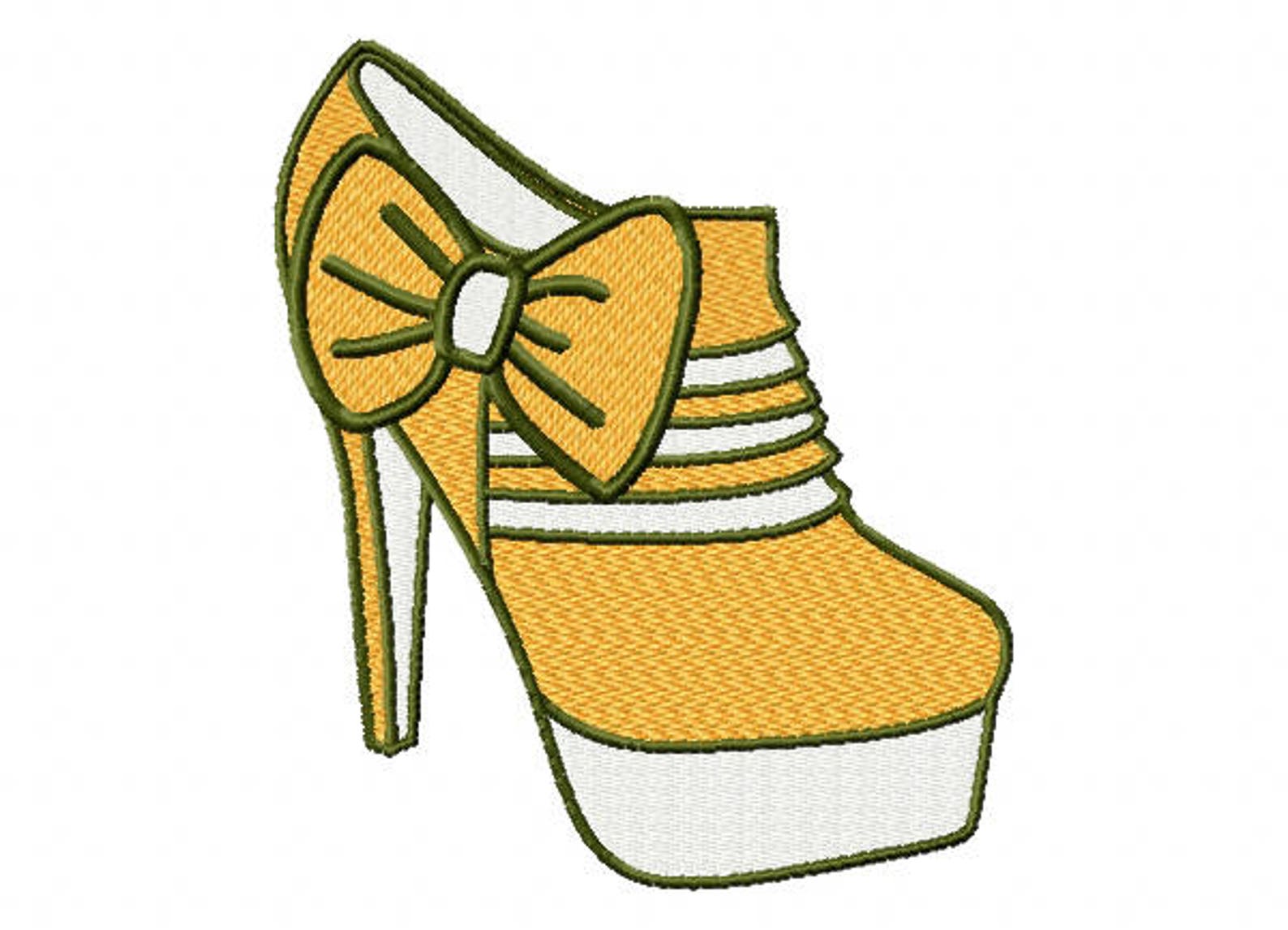 Machine Embroidery Designs Shoe Collection Bundle 2 | Etsy