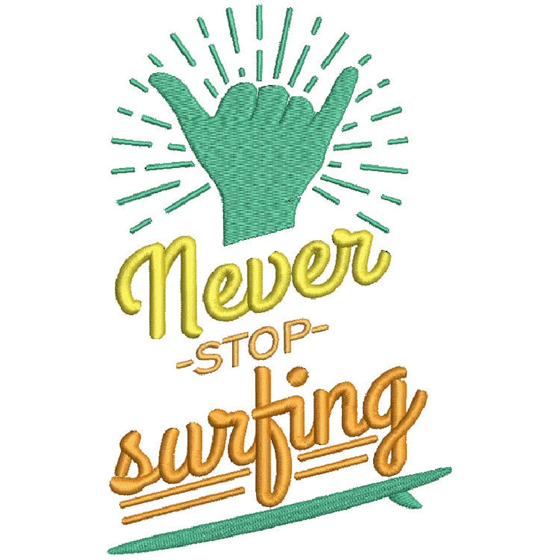 Machine Embroidery Designs - Surfing Collection of 6 - Etsy